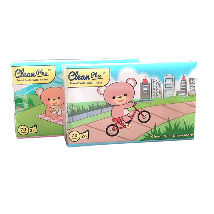 Clean Plus Travel Pack Tissue 70’s – Clean Plus