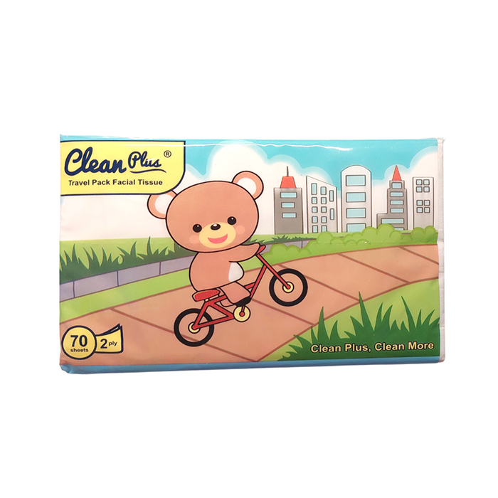 Clean Plus Travel Pack Tissue 70’s – Clean Plus